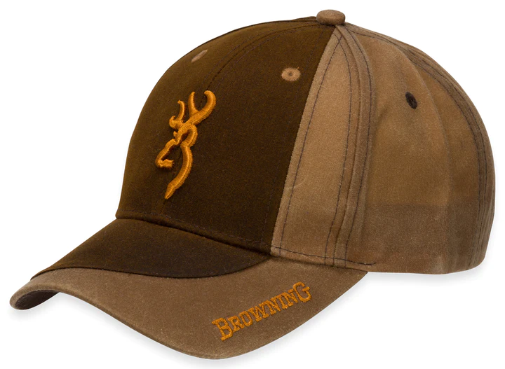 BROWNING CAP, TWO TONE, BROWN | Centre Gold Ammo